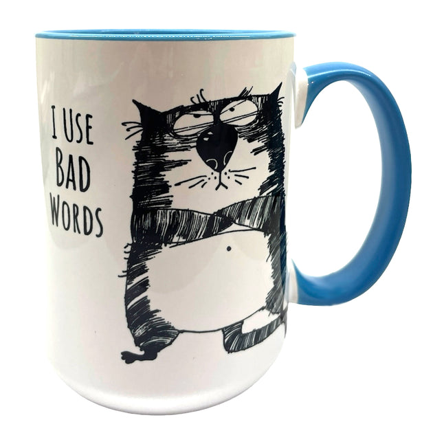 I Use Bad Words 15 oz Mug | Loose Leaf Women Tea Company