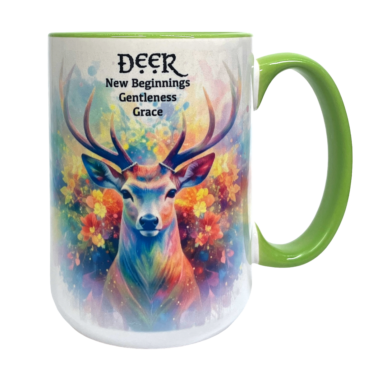Deer Spirit Animal 15 oz Mug – Loose Leaf Women Tea Company